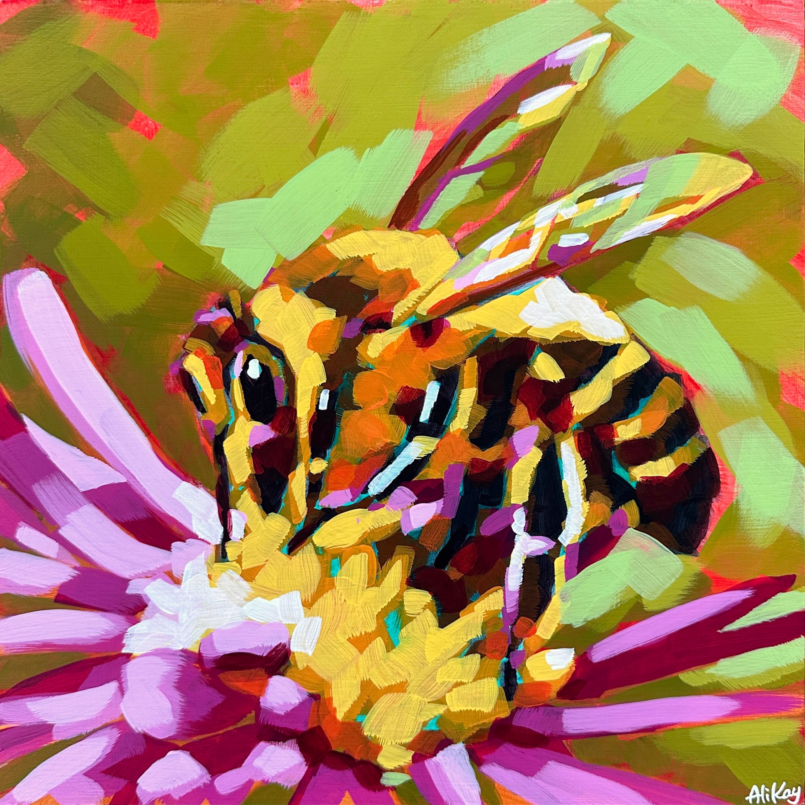 Sunny Bee 12x12 – Ali Kay Studio