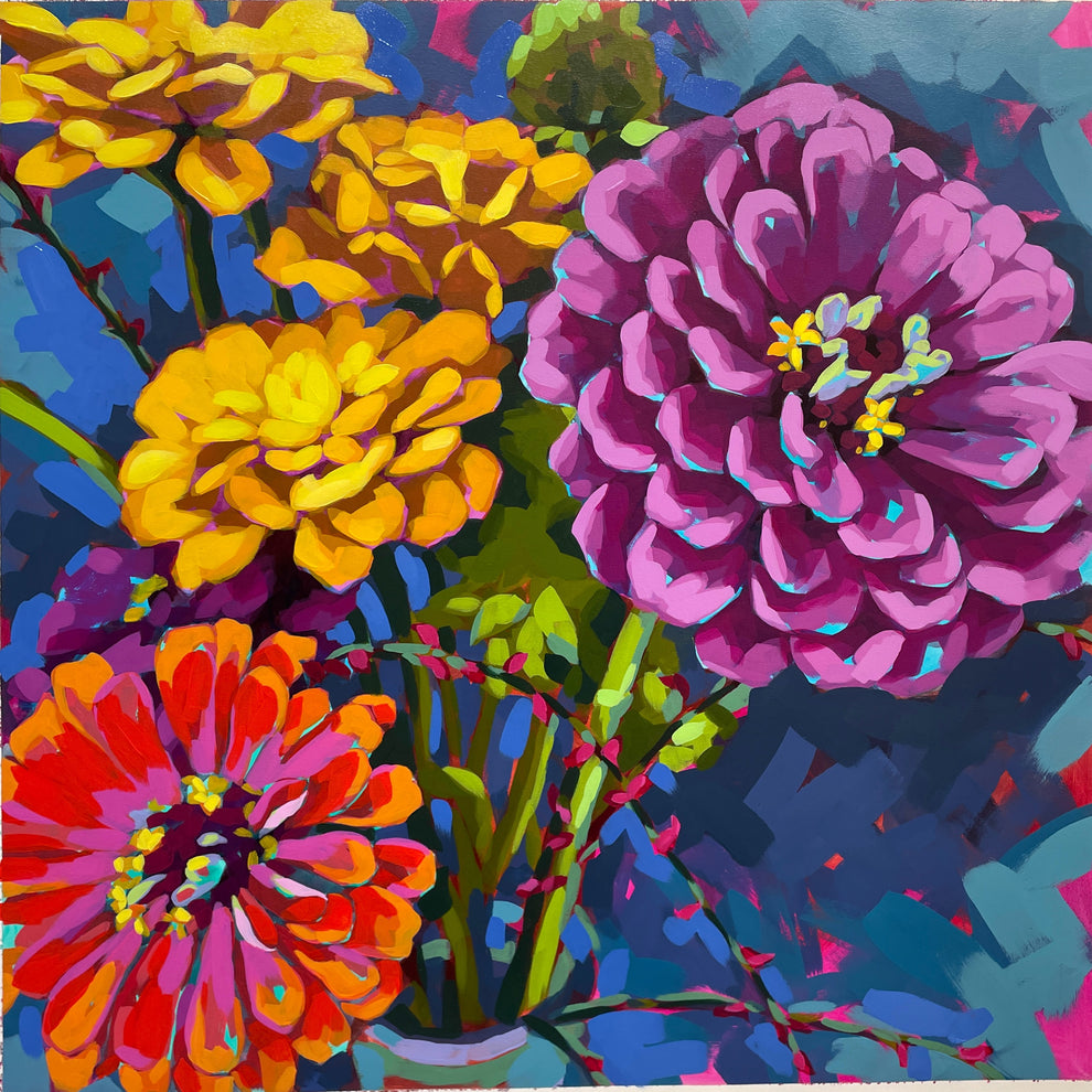 Garden Blooms 30x30 – Ali Kay Studio